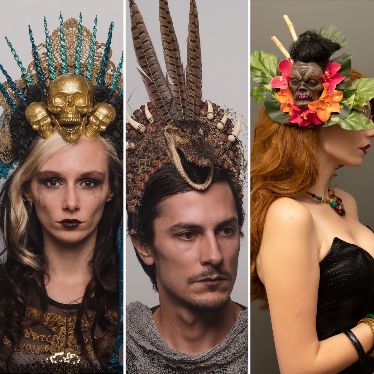 Skull & Head Headpieces – Jezebel's Fascination